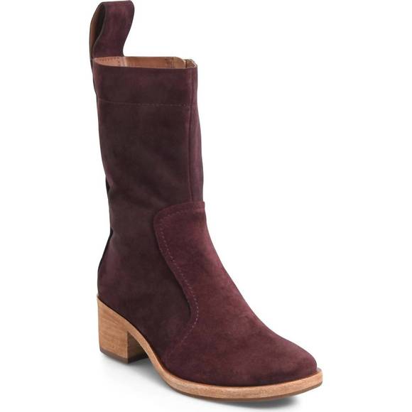 Kork-Ease | Shoes | New Korkease Womens Jewel Boot In Burgundy Suede ...